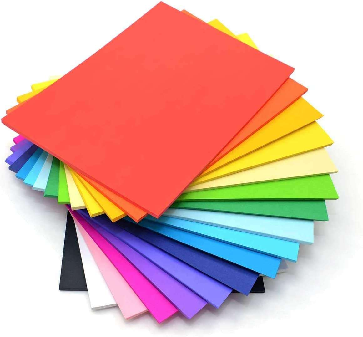 A4 Size Assorted Colored Paper Sheets Art Craft Paper Kidivo